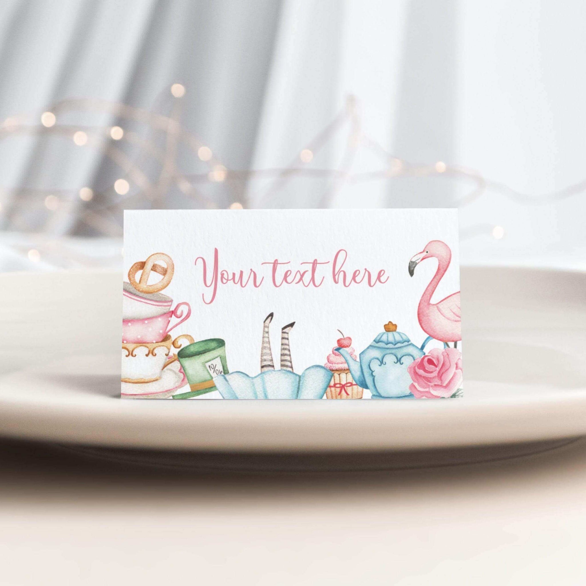 Alice in Wonderland Food Labels ★ Instant Download | Editable Text ...