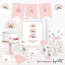 Boho Rainbow Party Bundle ★ Instant Download | Editable Text ...