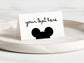 Editable Mickey Mouse Food Labels ★ Instant Download | Editable Text